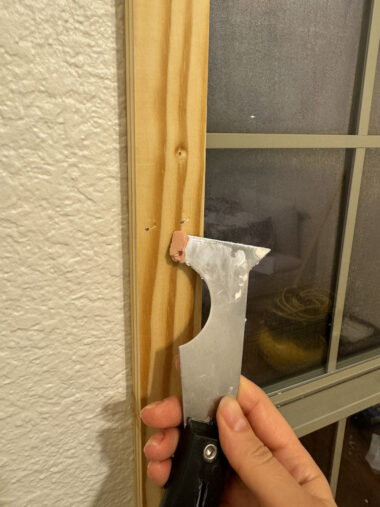 DIY Window Trimming Without Removing the Sill